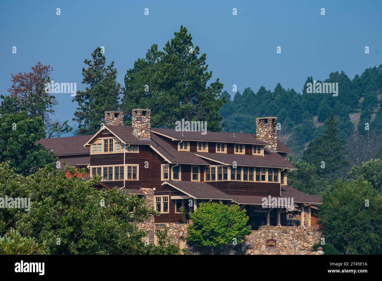 State Game Lodge in Custer State Park in South Dakota Stock Photo - Alamy