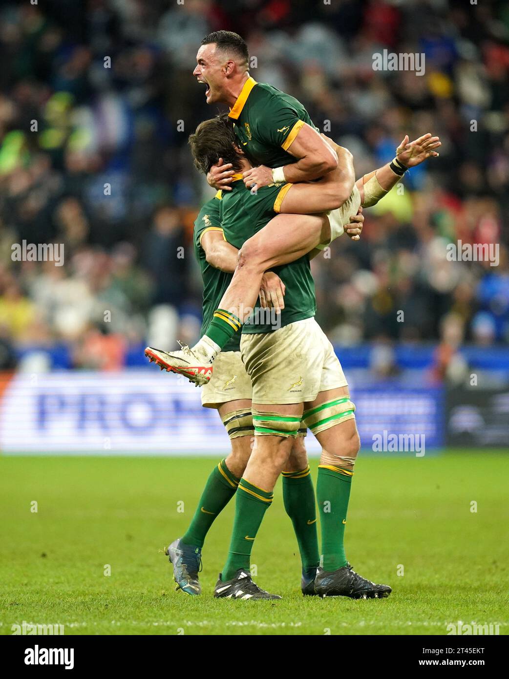 South Africa's Jesse Kriel (right) and South Africa's Eben Etzebeth ...