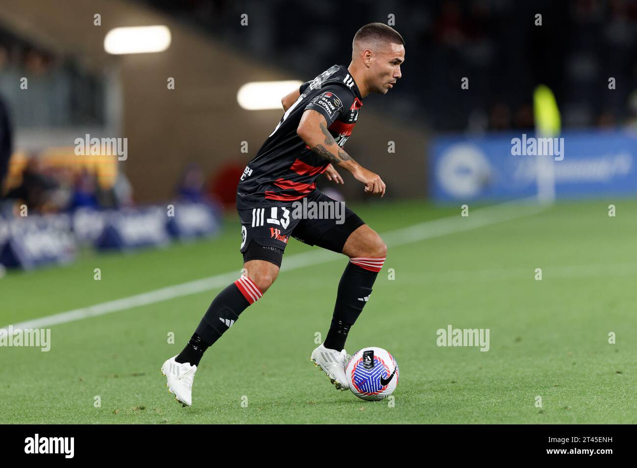 Sydney, Australia. 28th Oct, 2023. Tate Russell of the Wanderers ...