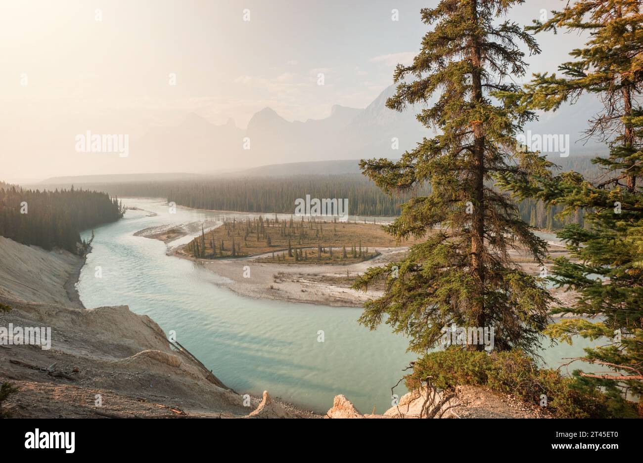 Beautiful mountains landscape in Banff National Park, Canada Stock ...