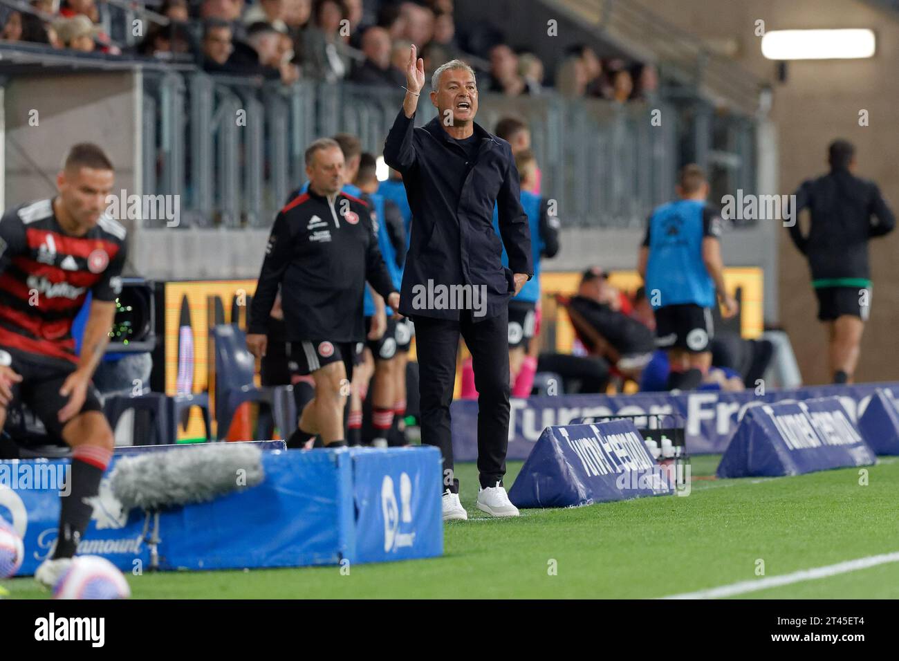 Sydney, Australia. 28th Oct, 2023. Coach, Marko Rudan of the Wanderers ...
