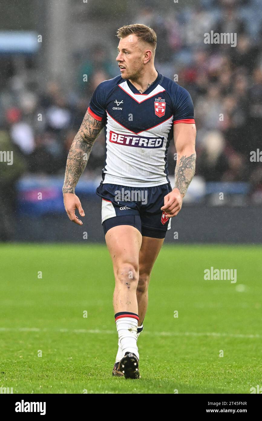 Tom Johnstone of England during the Rugby League International match ...