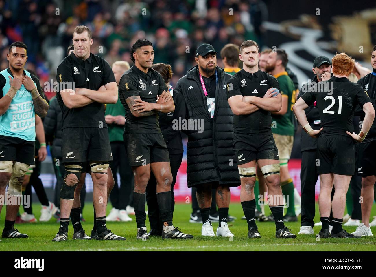 Left to right, New Zealand's Brodie Retallick, Rieko Ioane and Dalton ...