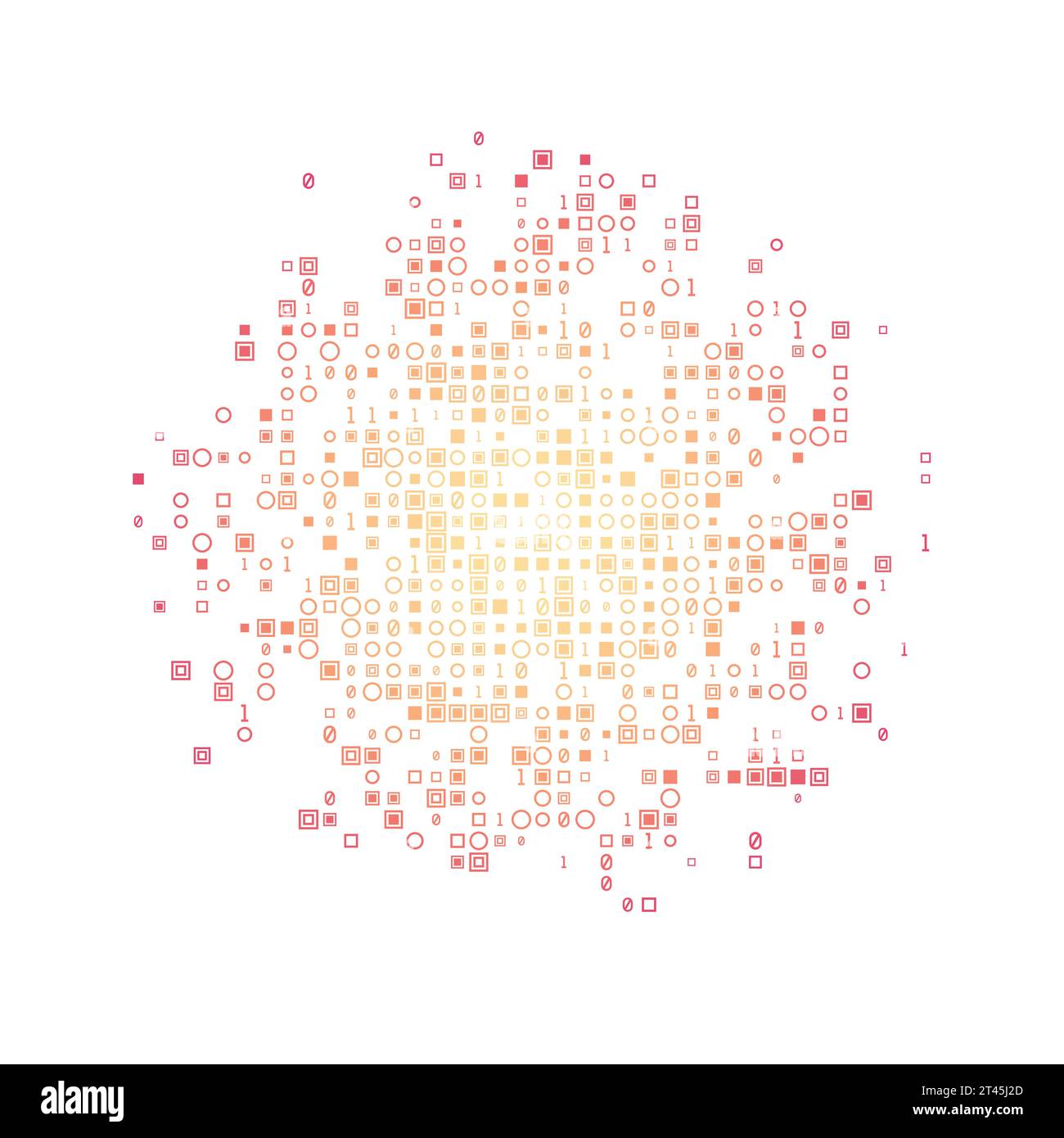 Appealing geometric matrix background in sunset dark colors. Classy ...