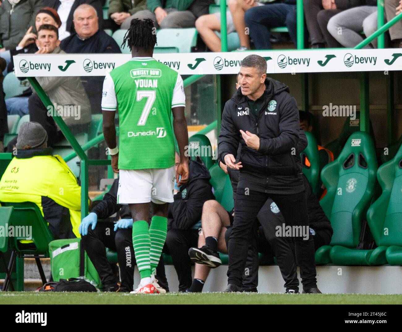 Edinburgh, UK. 28th Oct, 2023. Scottish Premiership - Hibernian FC v ...