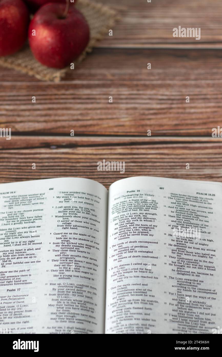Closeup shot bible on hi-res stock photography and images - Alamy