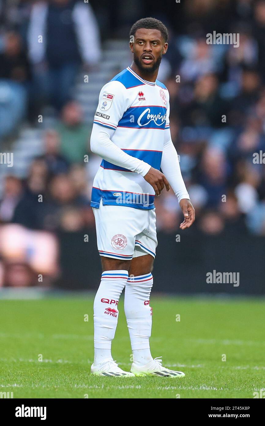 London, UK. 28th Oct, 2023. Queens Park Rangers defender Kenneth Paal ...