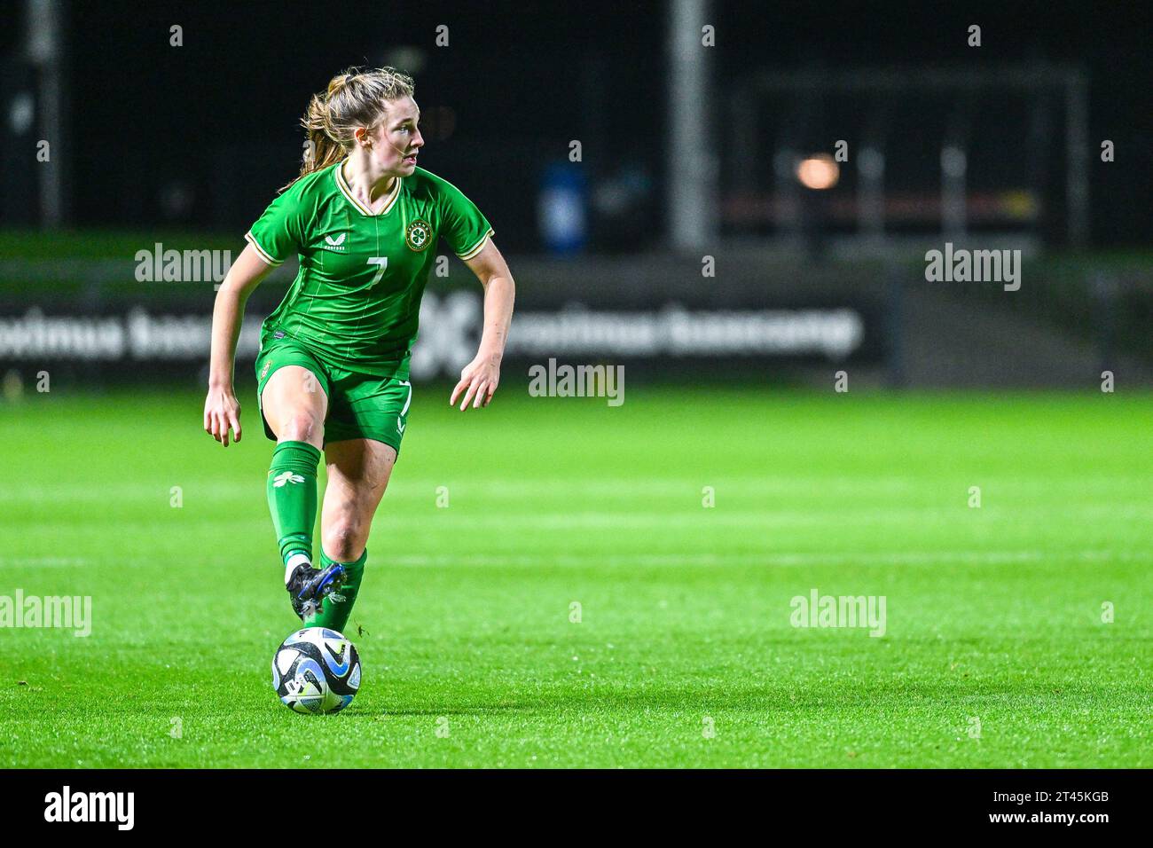 Tubize, Belgium. 28th Oct, 2023. Ellen Dolan (7) of Ireland pictured ...