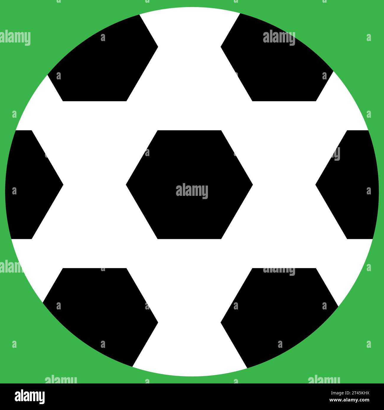 A football, soccer ball, football illustration with green background ...