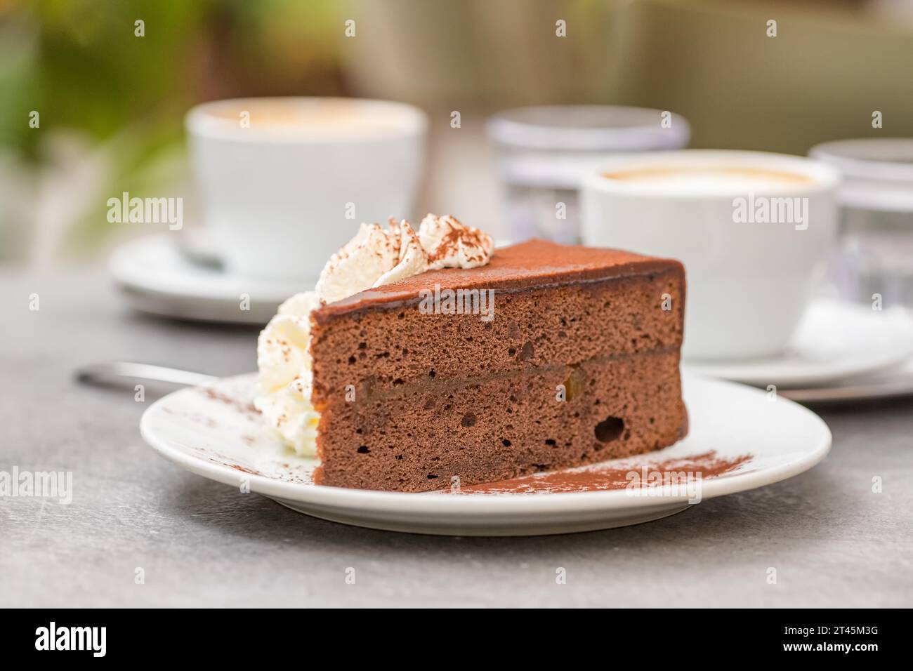 Sachertorte wien hi-res stock photography and images - Alamy