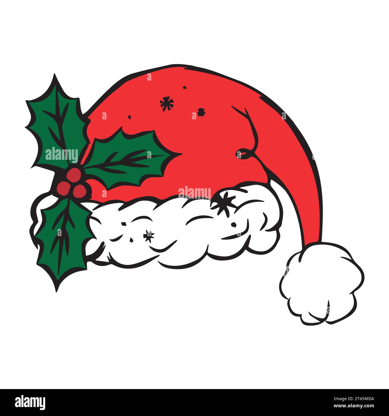 Fluffy red hat Stock Vector Images - Alamy
