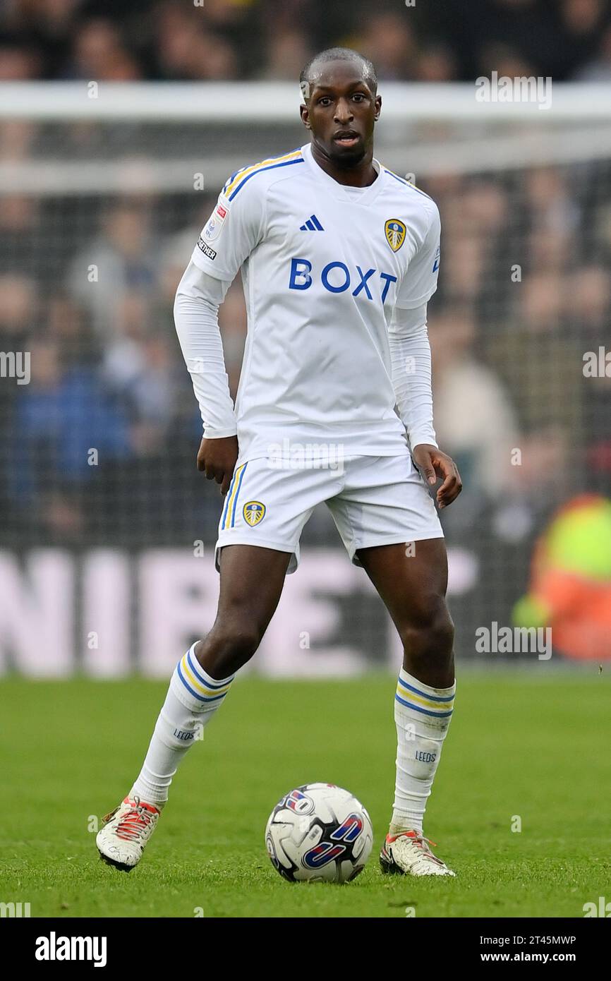 Leeds, UK. 28th Oct, 2023. Glen Kamara of Leeds United during the Sky ...