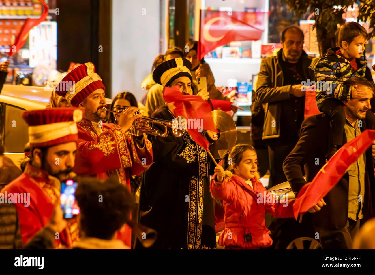 100th Anniversary of the Republic or Cumhuriyetin 100. Yili , March ...