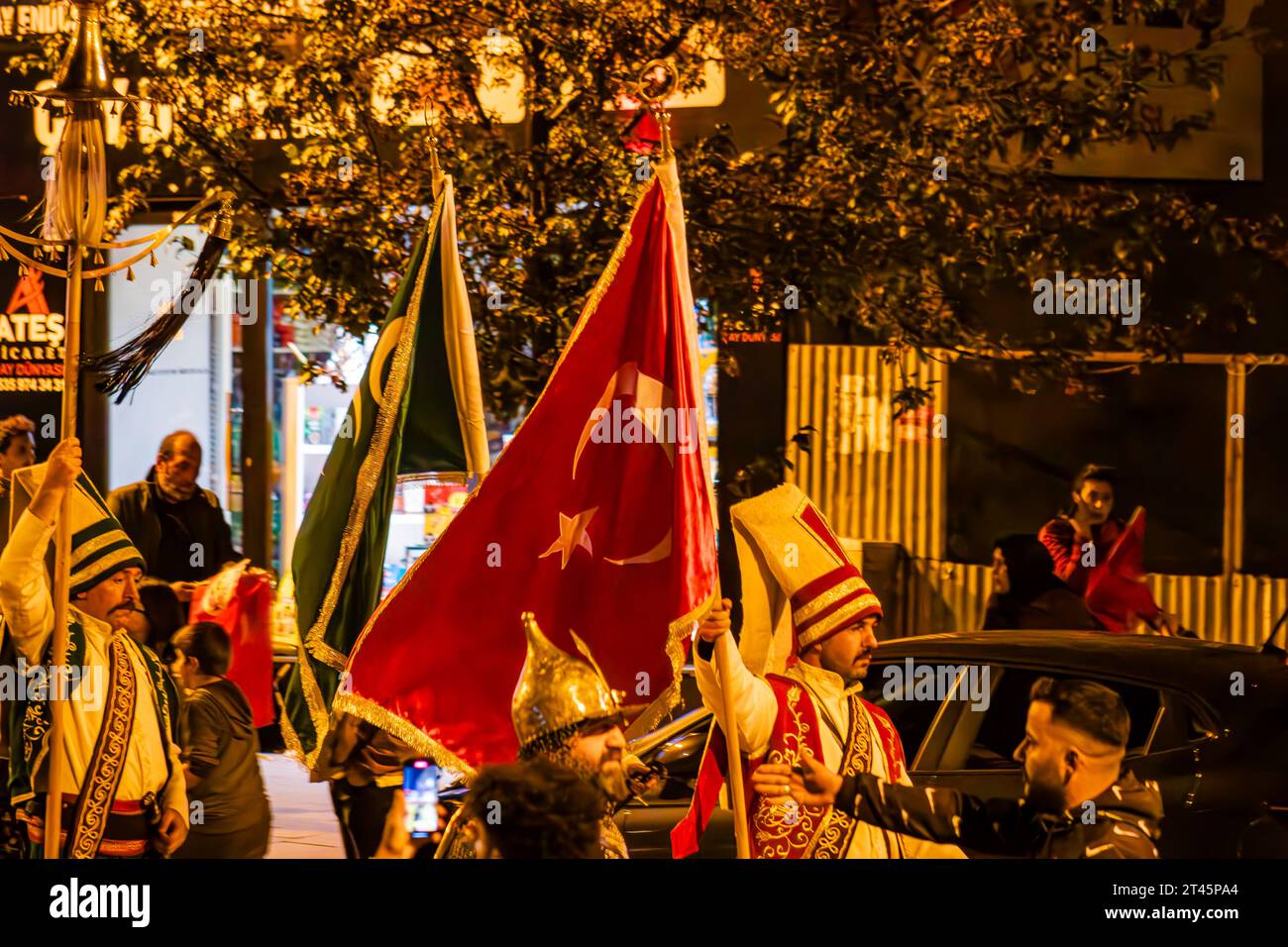 100th Anniversary of the Republic or Cumhuriyetin 100. Yili , March ...