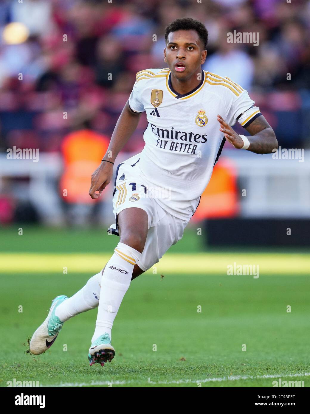 Barcelona, Spain. 28th Oct, 2023. Rodrygo Goes of Real Madrid during ...