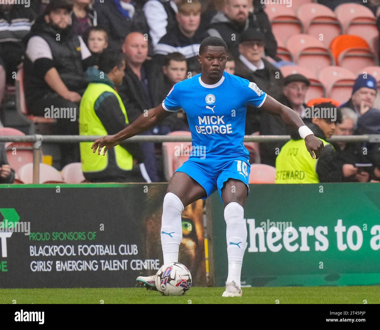 Ephron Mason-Clark #10 of Peterborough United during the Sky Bet League ...