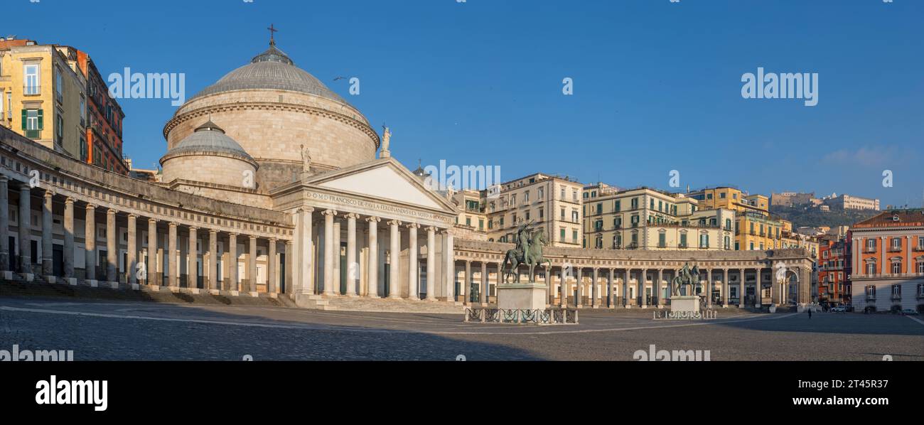 Neaples - The Basilica Reale Pontificia San Francesco da Paola and ...