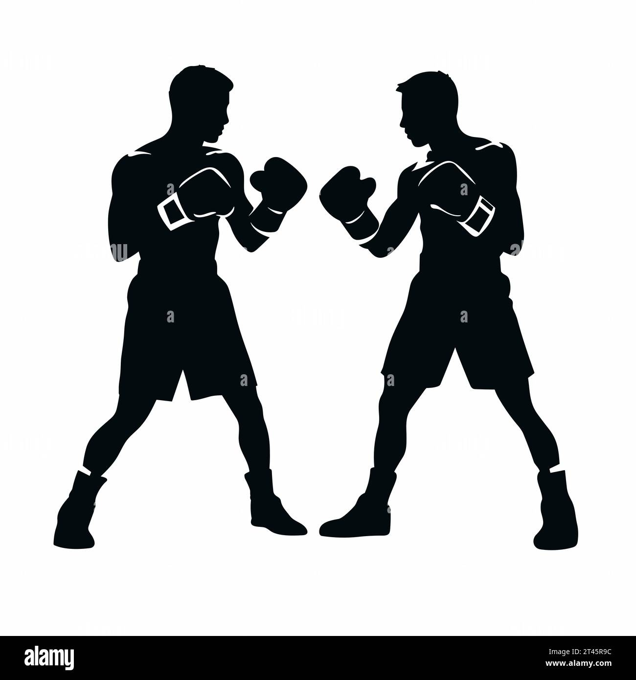 Thai boxers Stock Vector Images - Alamy
