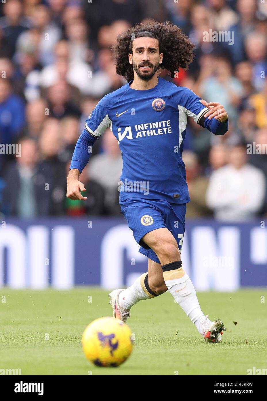 London, UK. 28th Oct, 2023. Marc Cucurella of Chelsea during the ...