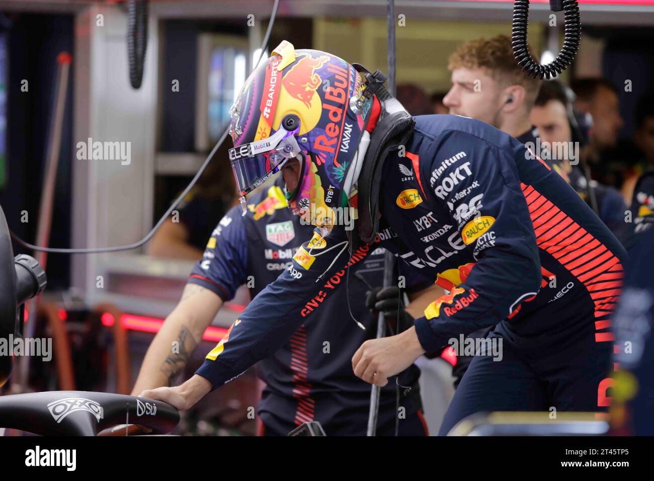 Mexico City, Mexico City, Mexico. 29th Oct, 2023. Red Bull Racing's SERGIO ''CHECO'' PÃ‰REZ ...