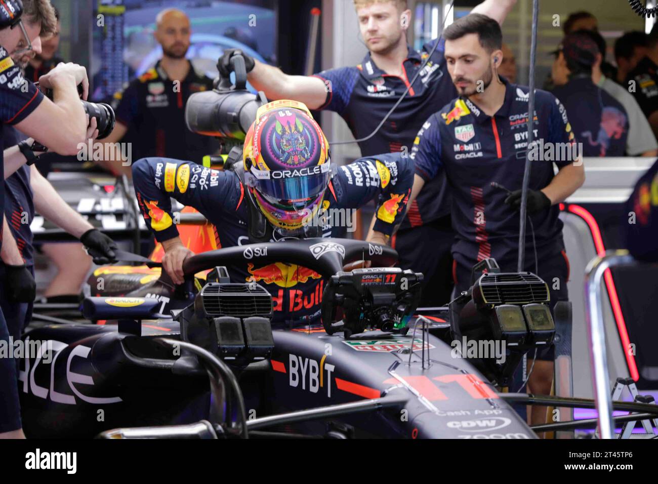 Mexico City, Mexico City, Mexico. 29th Oct, 2023. Red Bull Racing's SERGIO ''CHECO'' PÃ‰REZ ...