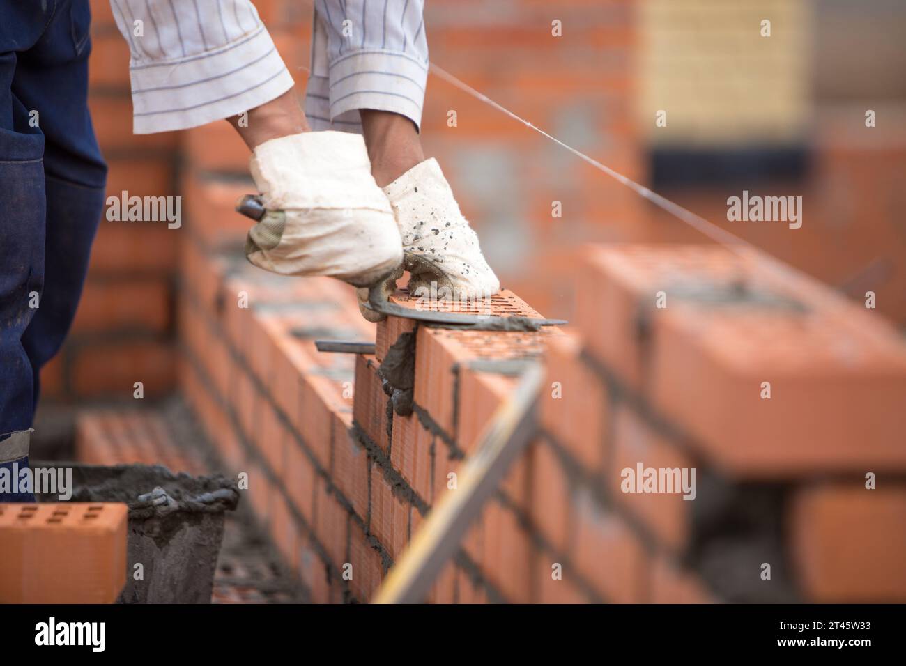 Bricklaying tools hi-res stock photography and images - Alamy