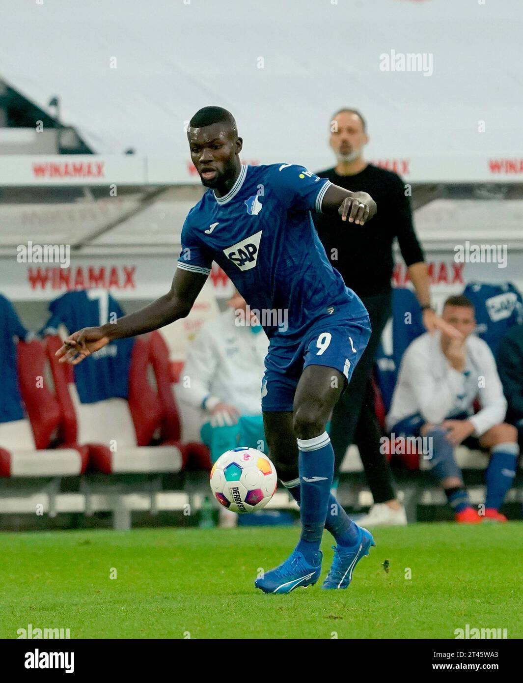 Stuttgart, Deutschland. 28th Oct, 2023. 10/28/2023, MHPArena, Stuttgart, GER, 1.FBL, VfB ...