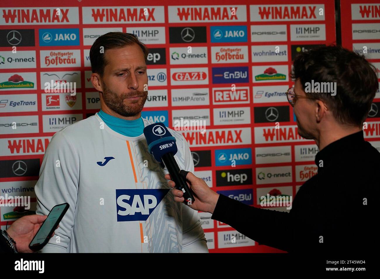 Stuttgart, Deutschland. 28th Oct, 2023. 10/28/2023, MHPArena, Stuttgart, GER, 1.FBL, VfB ...