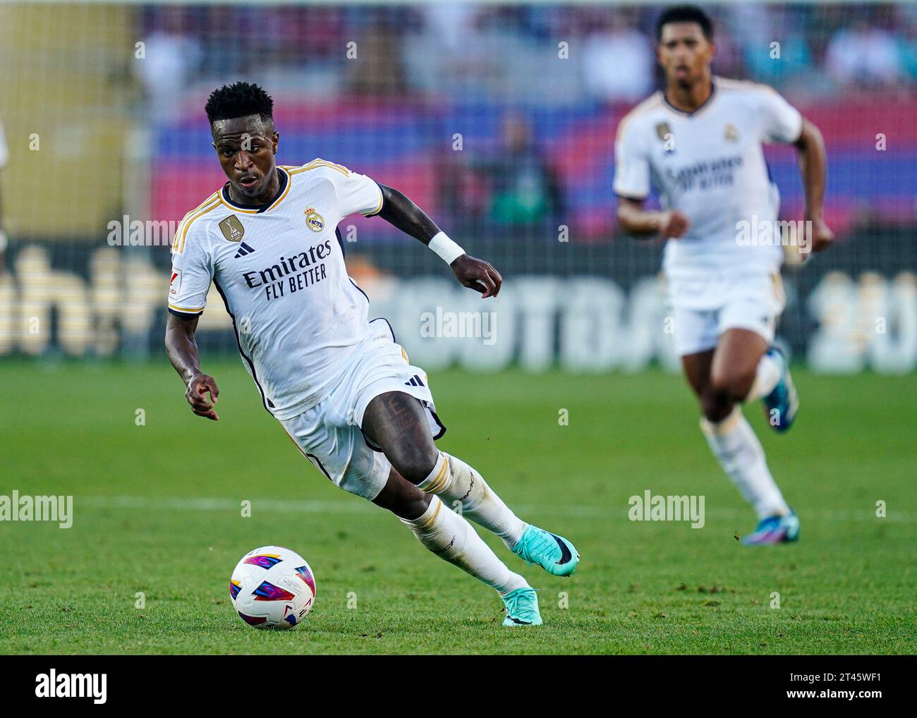 Barcelona, Spain. 28th Oct, 2023. Vinicius Jr of Real Madrid during the ...