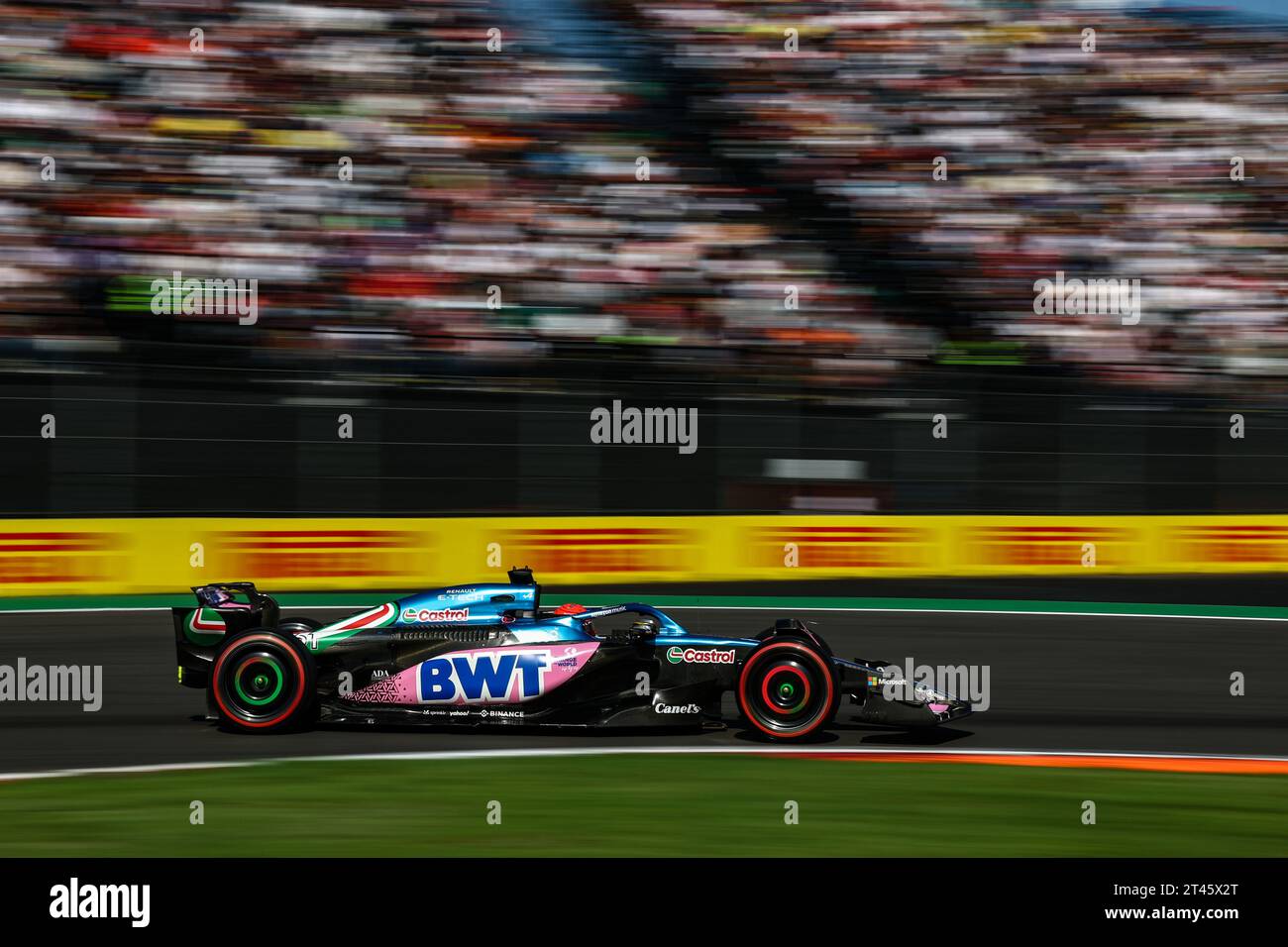Mexico City, Mexico. 28th Oct, 2023. Esteban Ocon (FRA) Alpine F1 Team A523. 28.10.2023. Formula ...