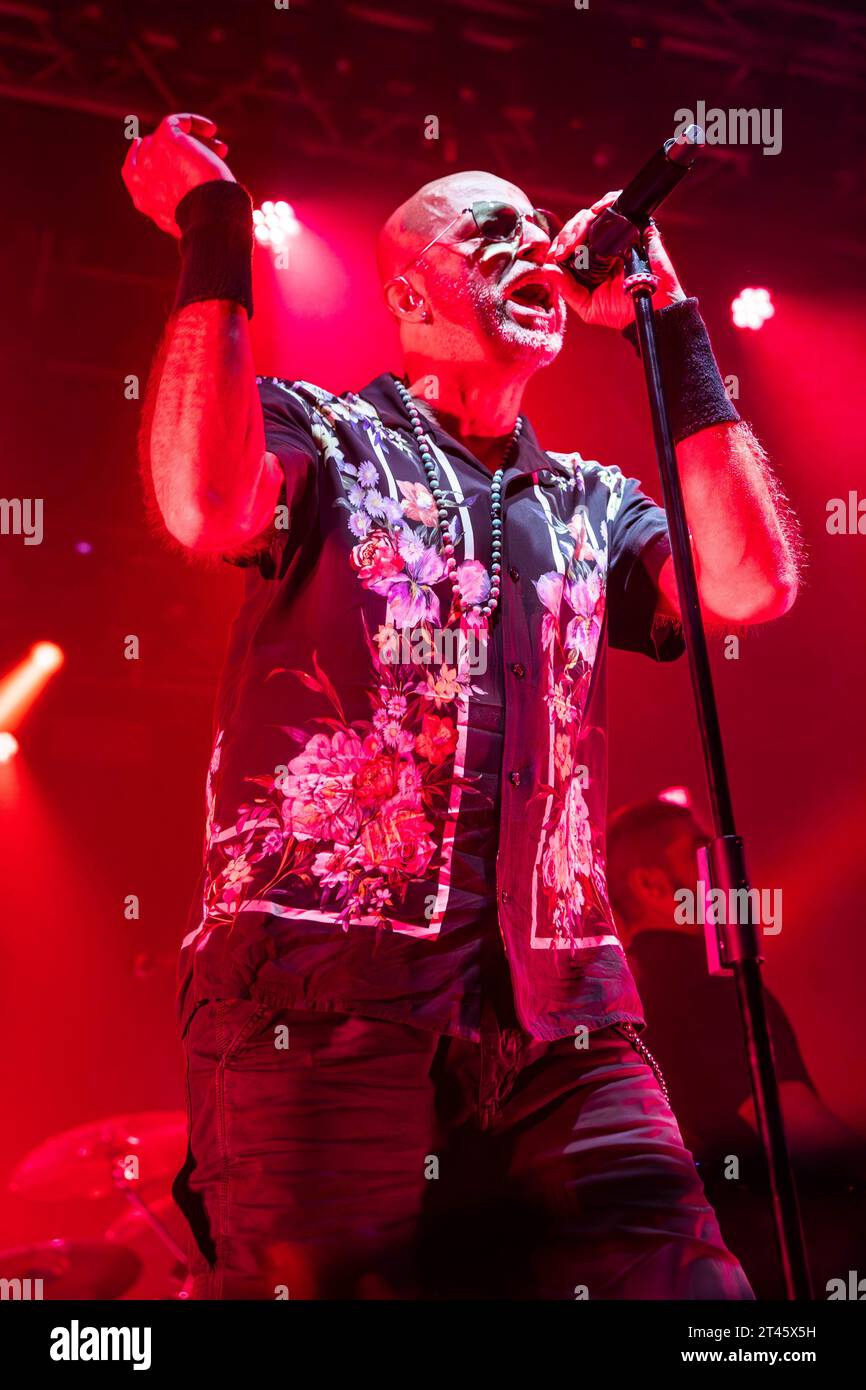 Fontaneto d'Agogna, Italy. 28th Oct, 2023. The Italian band NEGRITA ...