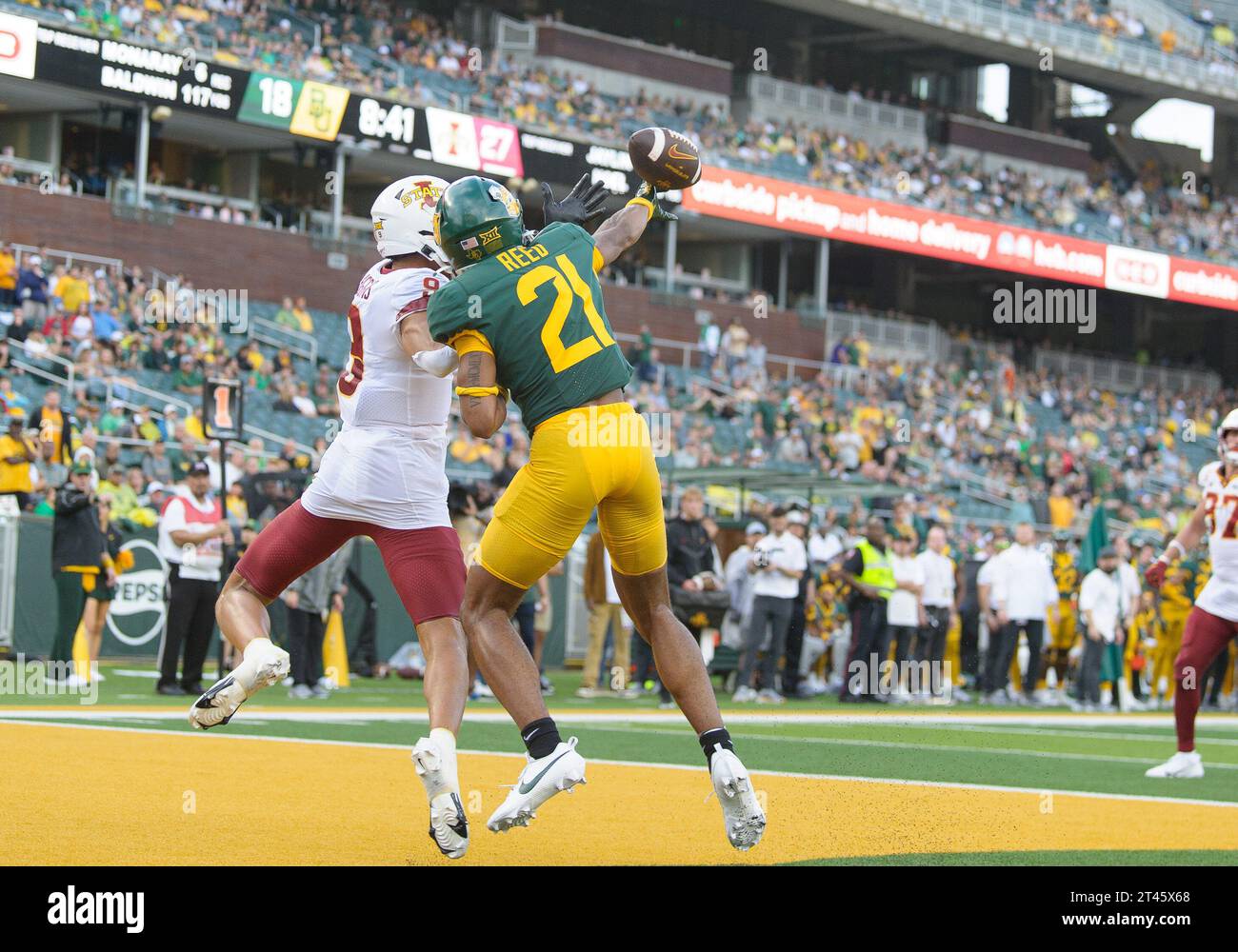 Waco, Texas, USA. 28th Oct, 2023. Baylor Bears cornerback Chateau Reed ...