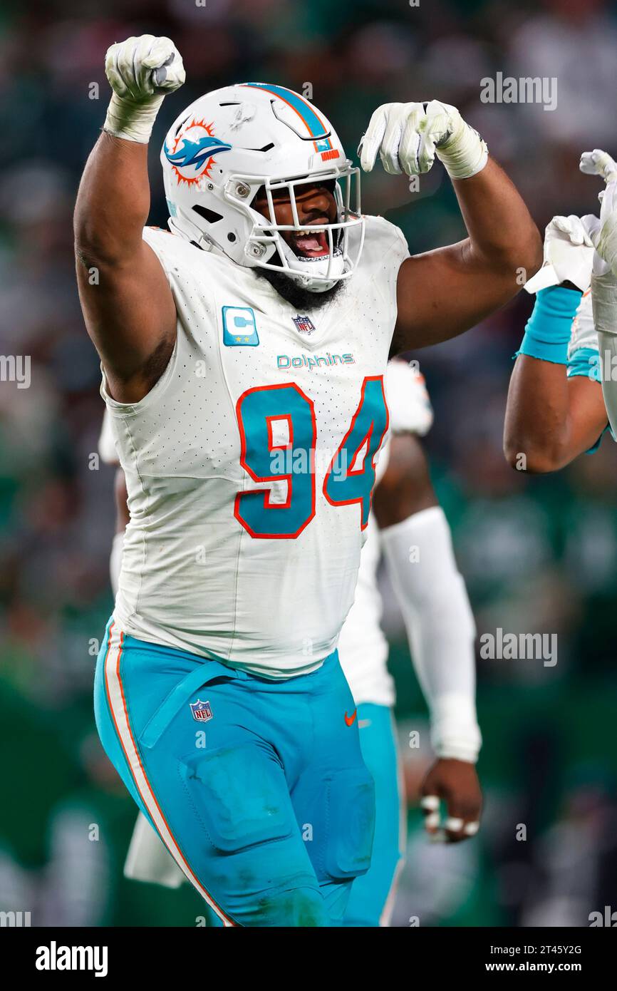 Miami Dolphins defensive tackle Christian Wilkins (94) in action ...