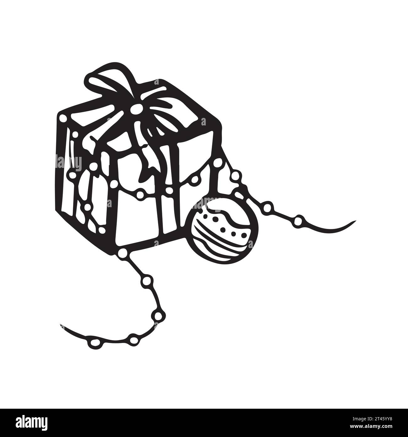 Concept christmas gifts red Black and White Stock Photos & Images - Alamy