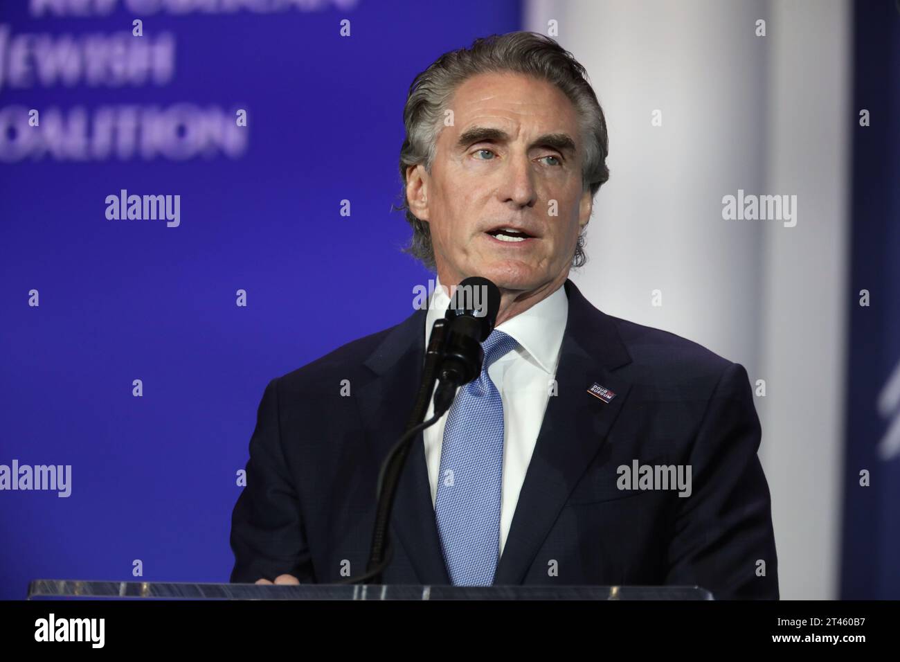 Las Vegas, Nevada, USA. 28th Oct, 2023. Governor Doug Burgum speaks at ...