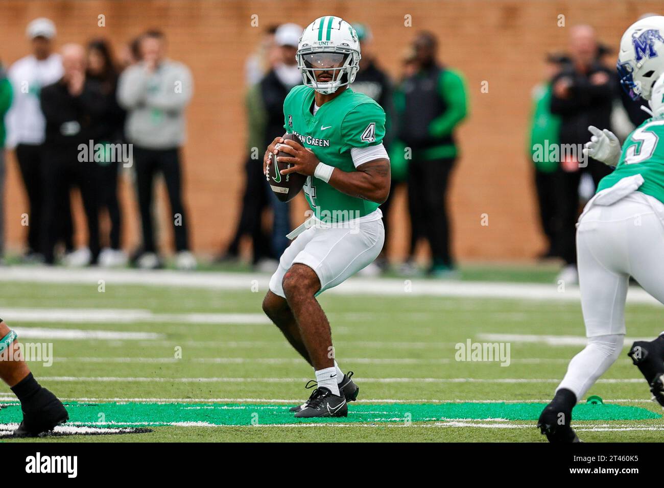 DENTON, TX - OCTOBER 28: North Texas Mean Green quarterback Chandler ...