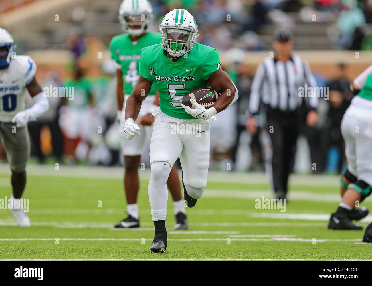 October 28, 2023:.North Texas Mean Green running back Ayo Adeyi (5 ...