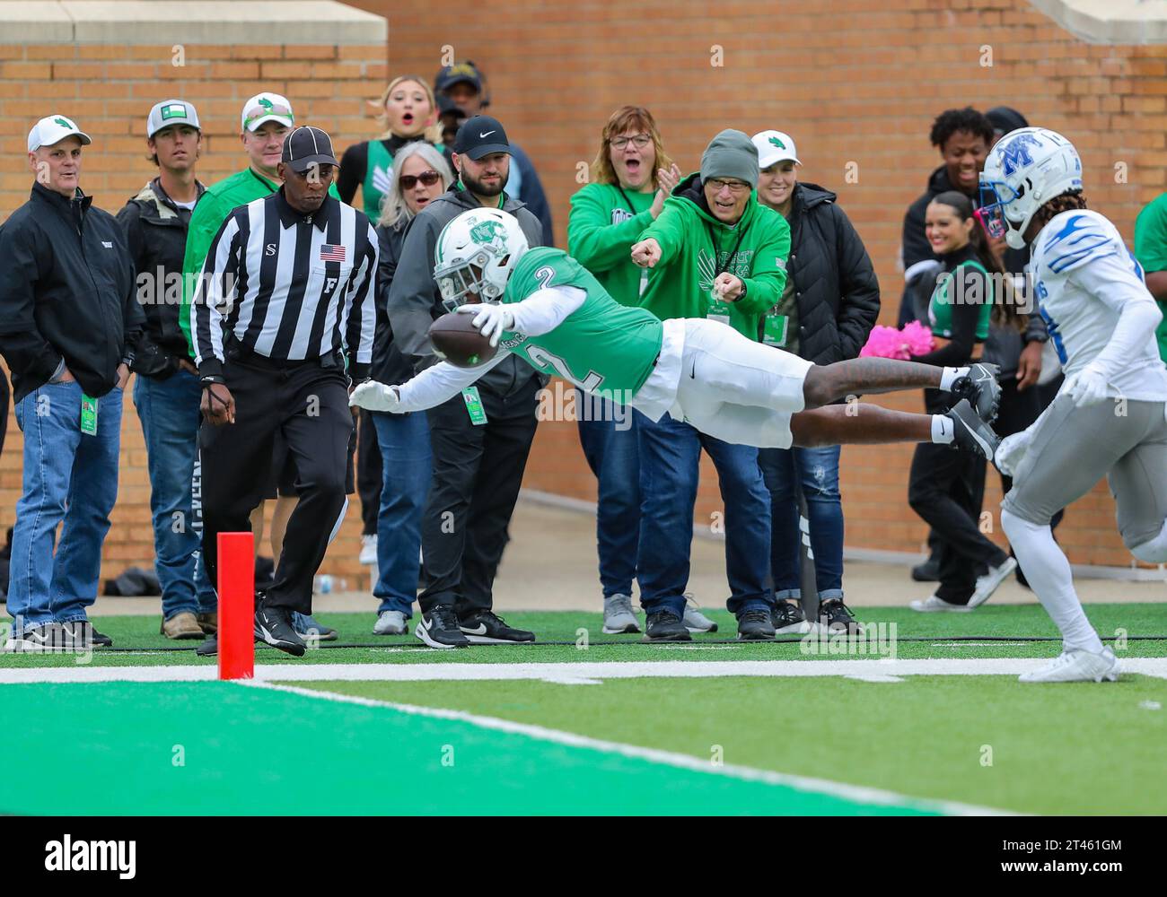 October 28, 2023:.North Texas Mean Green wide receiver Roderic Burns (2 ...
