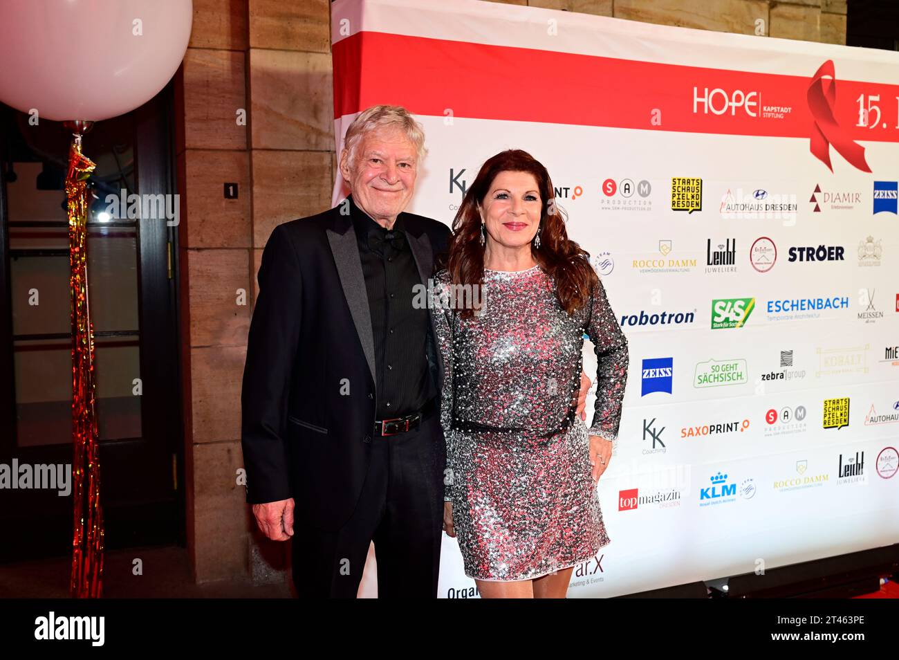 Claudia Wenzel mit Ehemann Rüdiger Joswig bei der 15. Hope Gala 2023 im ...