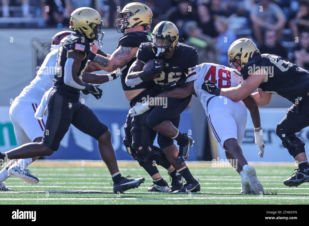 West Point, NY, USA. 28th Oct, 2023. Army Black Knights running back ...