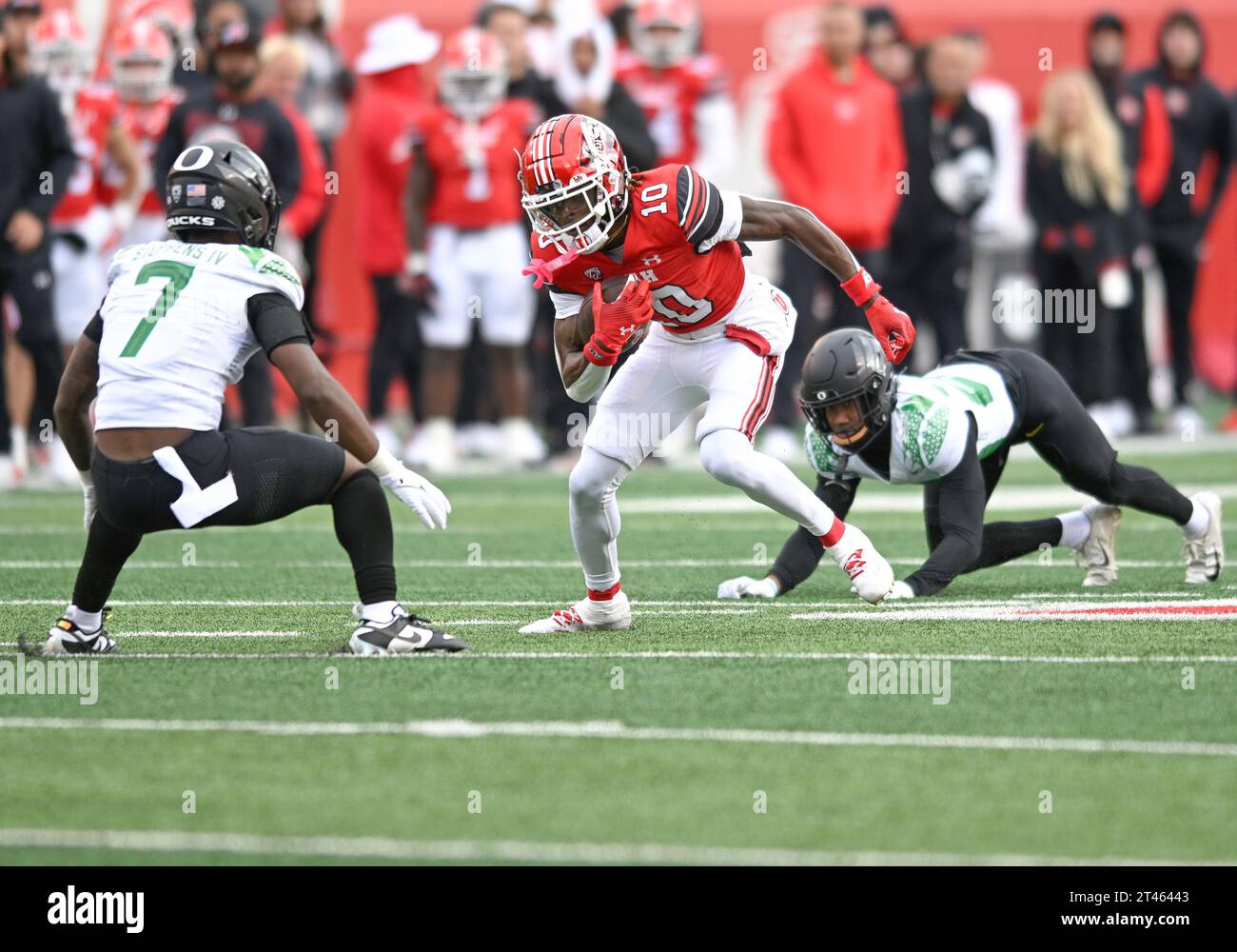 SALT LAKE CITY, UT - OCTOBER 28: Utah Utes wide receiver Money Parks ...