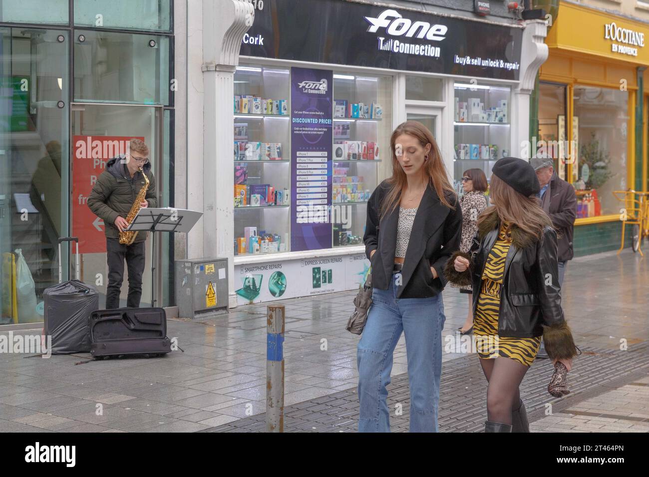 Cork, Ireland, 28th October 2023. DC 28-10-23 Jazzing it up Despite the ...