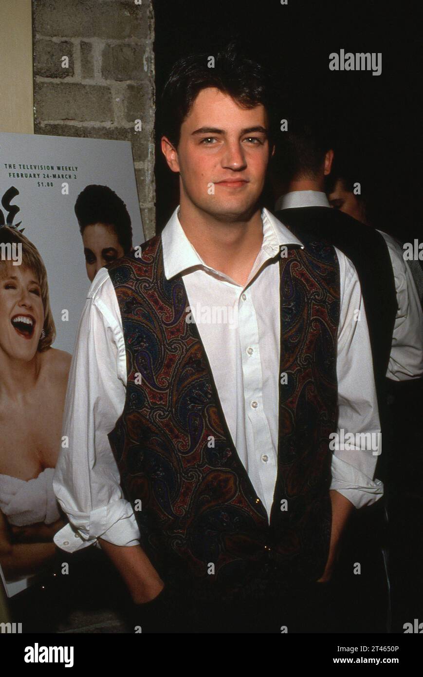 Matthew Perry Circa 1988 Copyright: xRalphxDominguez/MediaPunchx Credit ...