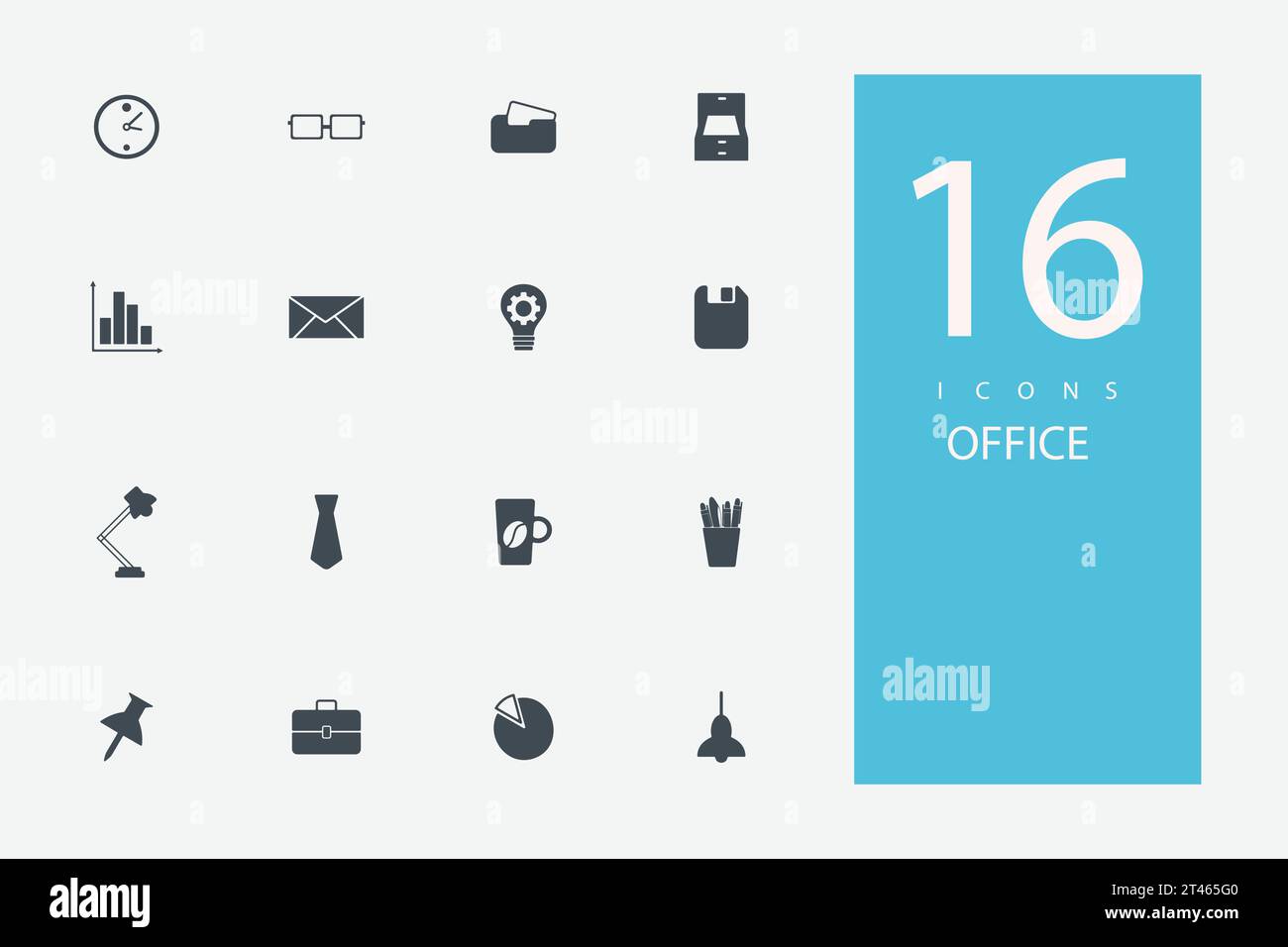 Collection icons in style flat gray color Vector Image Stock Vector ...