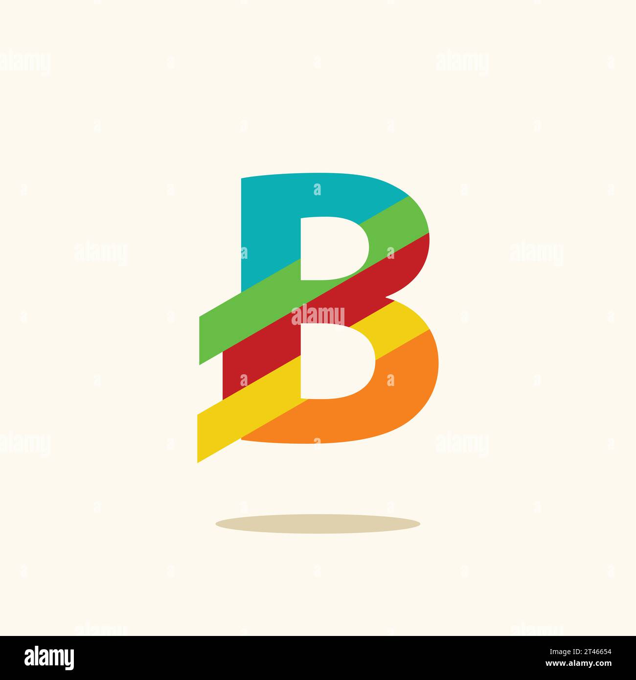 Paper cut letter realistic 3d multi layers Vector Image Stock Vector ...