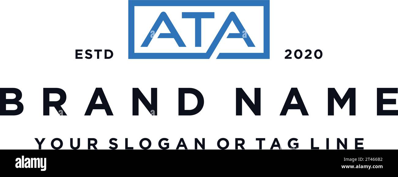 Ata logo design hi-res stock photography and images - Alamy