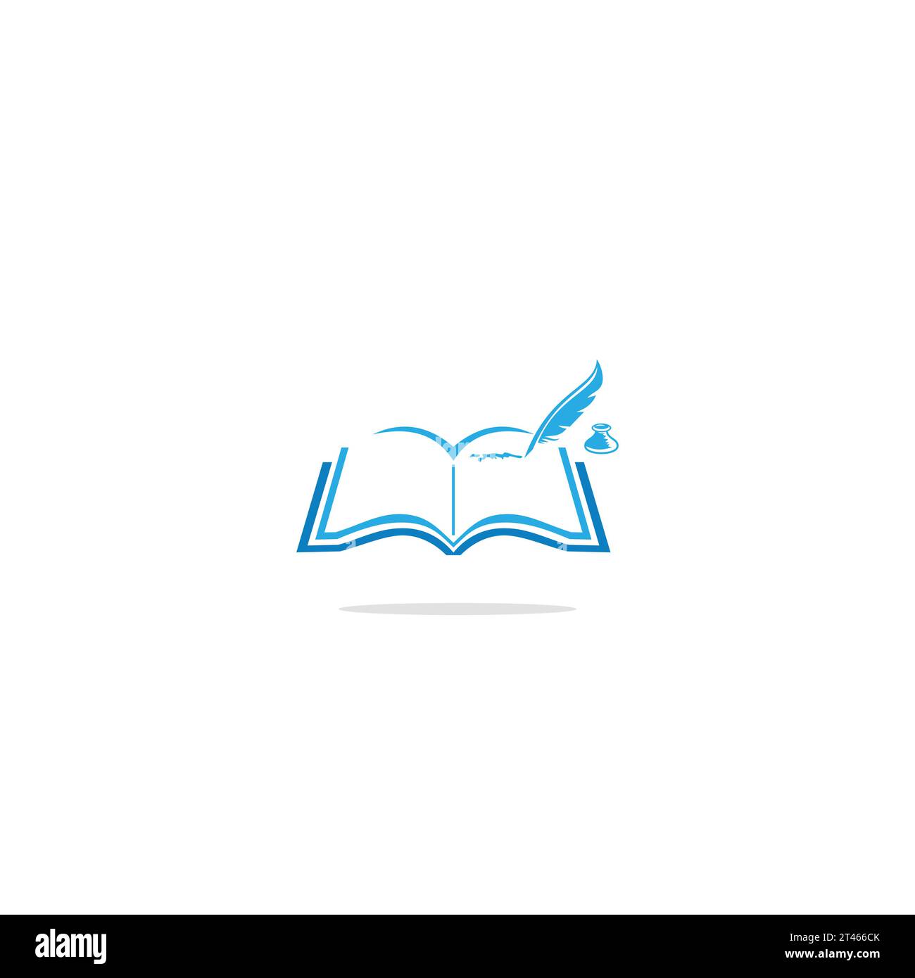 Open book write logo Royalty Free Vector Image Stock Vector Image & Art ...