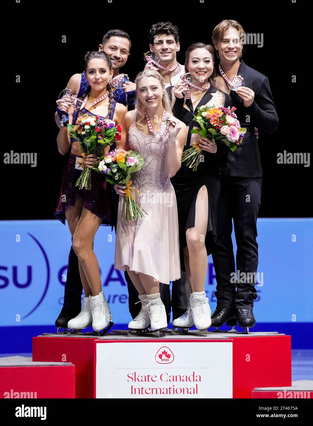 Lilas Fear and Lewis Gibson of Great Britain, Piper Gilles and Paul ...