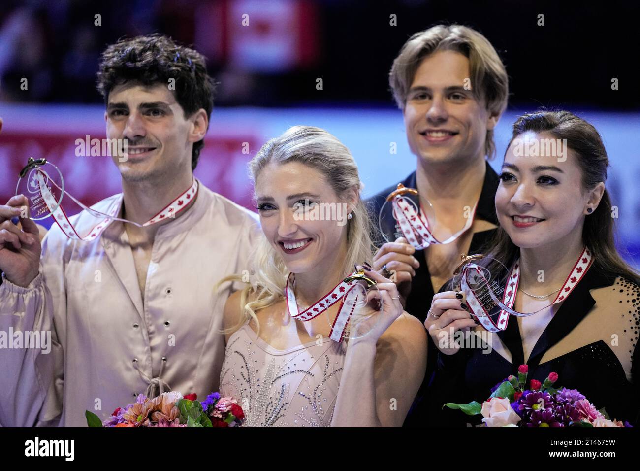 Piper Gilles and Paul Poirier of Canada and Allison Reed and Saulius ...