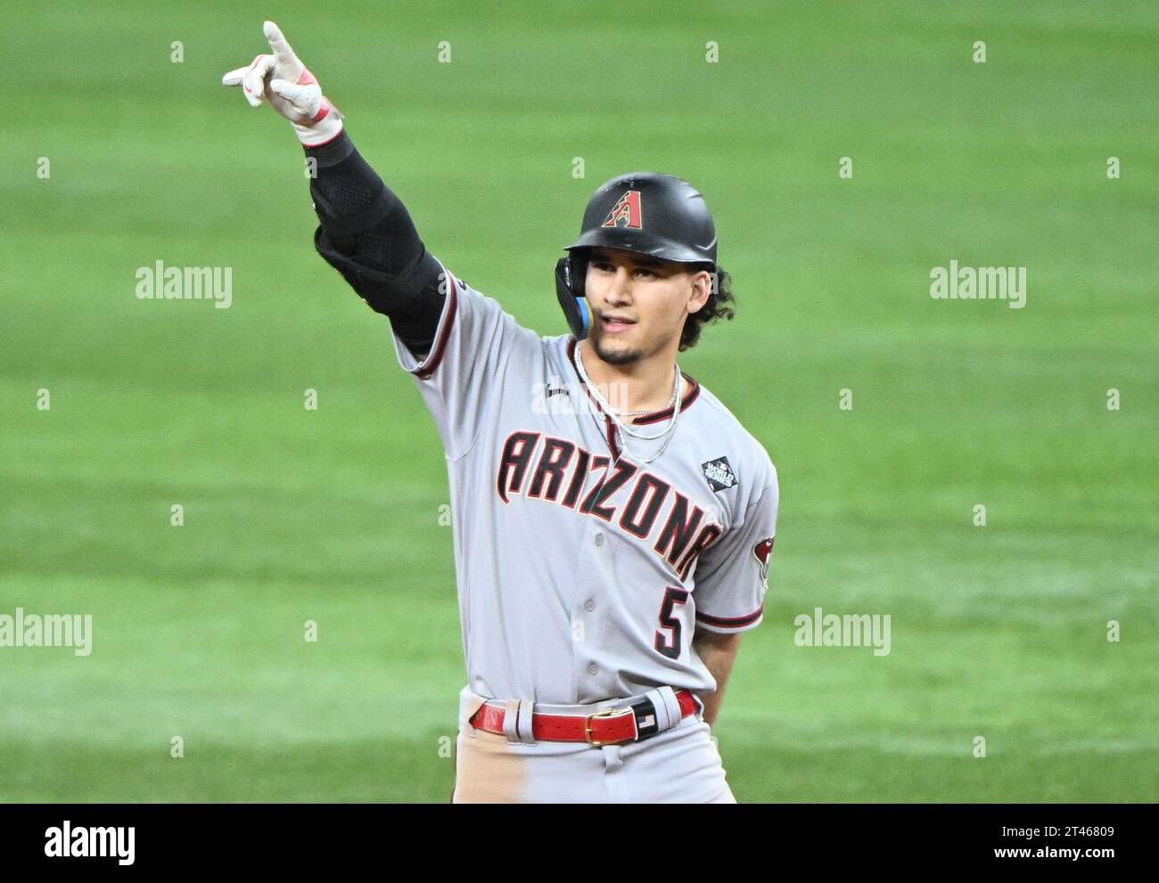 Arlington, United States. 28th Oct, 2023. Arizona Diamondbacks Alek ...